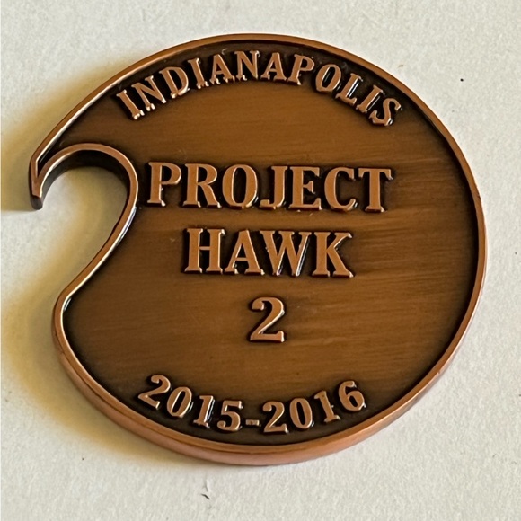 None | Accents | Project Hawk 2 Indianapolis Challenge Coin | Poshmark